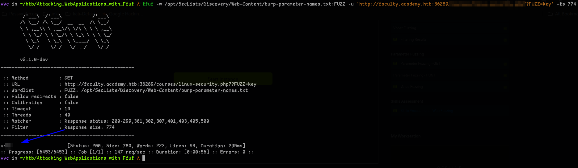Skills Assessment Web Fuzzing | Vamsi200 Blog